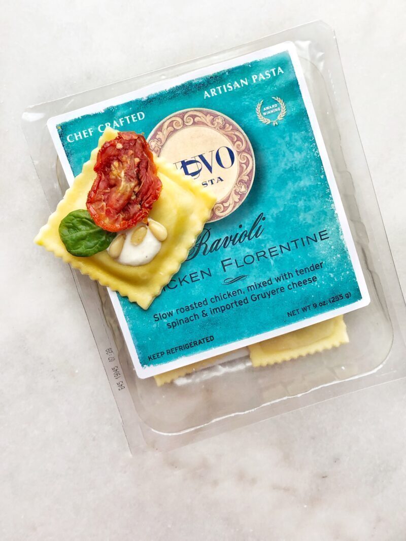 Italian Sausage & Mozzarella Ravioli with Tuscan Beans | Nuovo Pasta