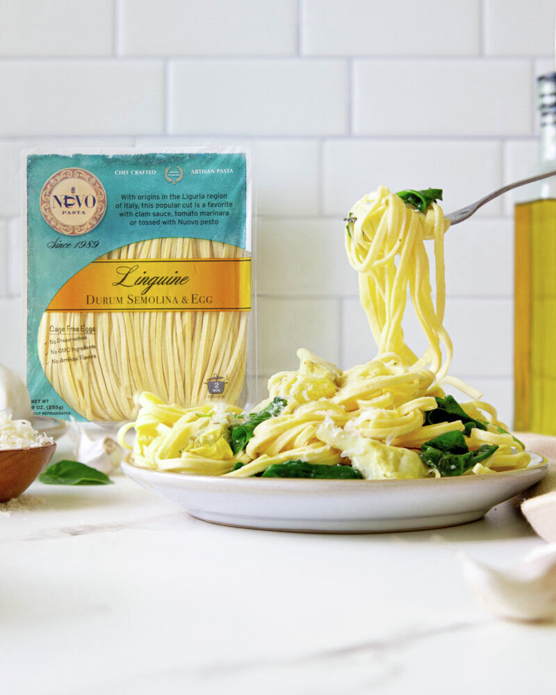 Four Cheese Sacchetti Greek Salad | Nuovo Pasta